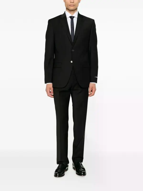 Karl Lagerfeld Pressed Crease Belt-loop Trousers