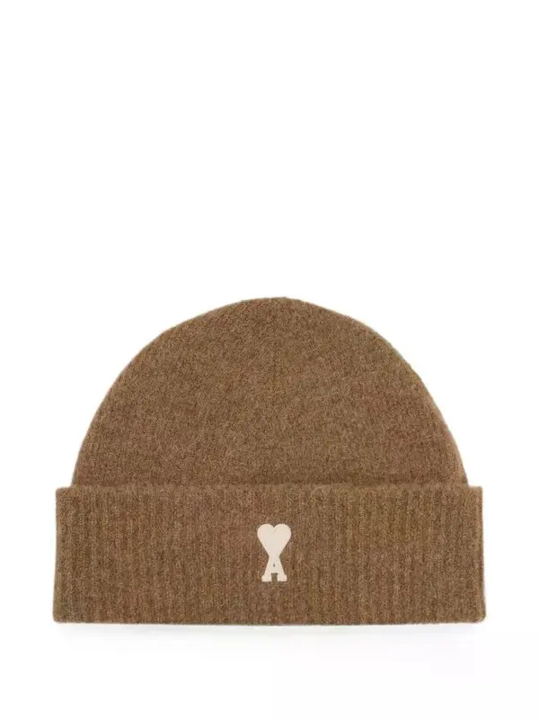 AMI Paris De Coeur Beanie Hat