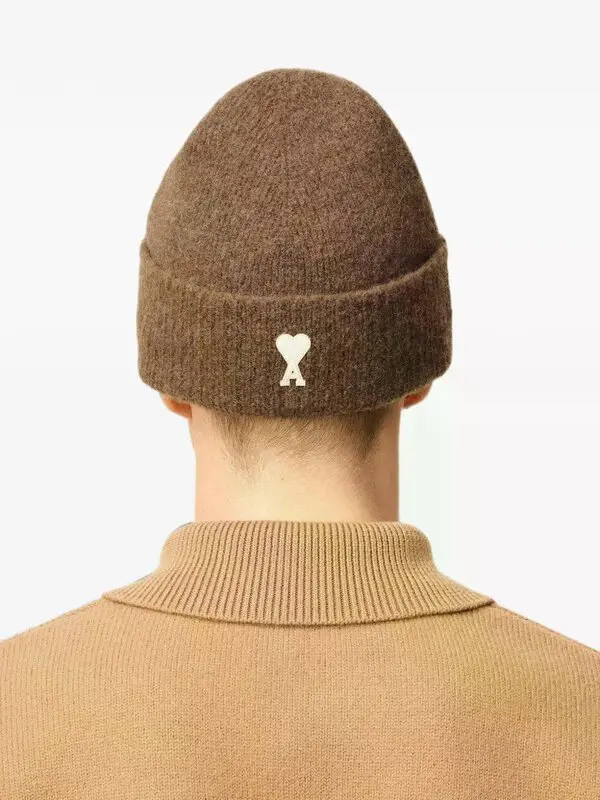 AMI Paris De Coeur Beanie Hat
