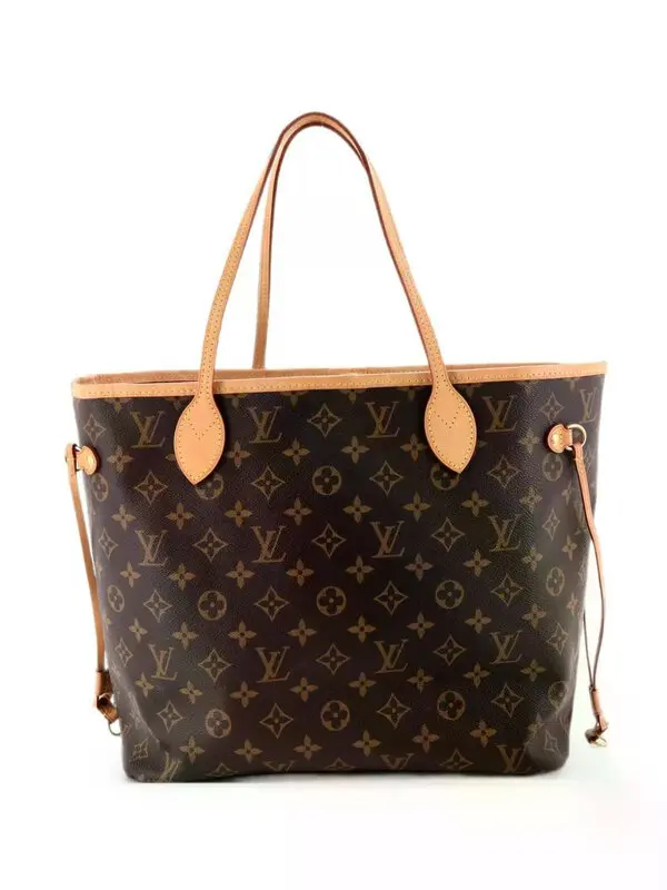 LOUIS VUITTON Neverfull Nm Monogram Canvas Mm Tote Bag - Brown