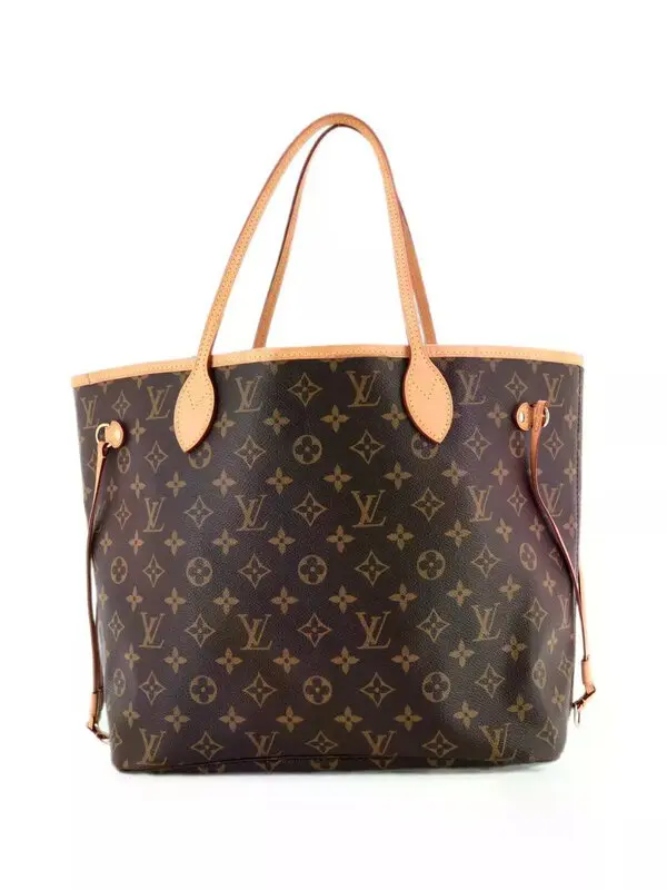 LOUIS VUITTON Monogram Canvas Neverfull Mm Tote Bag - Brown