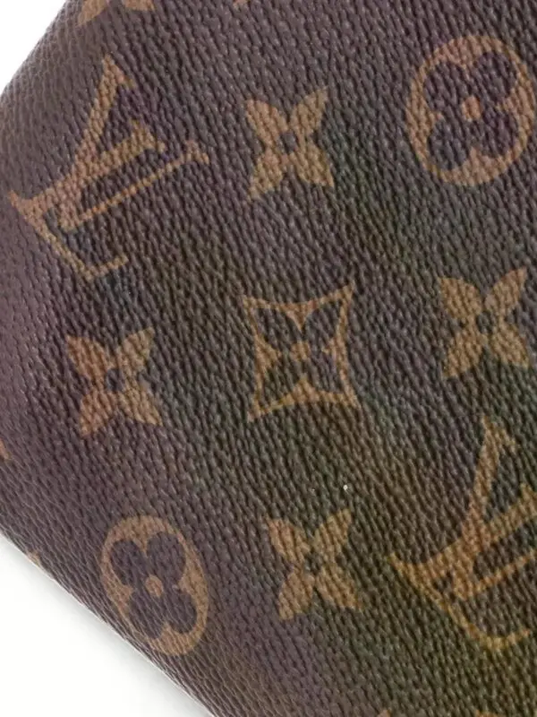 LOUIS VUITTON Monogram Canvas Pouch - Black