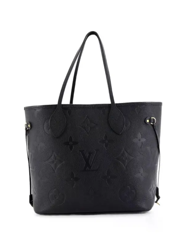LOUIS VUITTON Neverfull Nm Monogram Empreinte Giant Mm Tote Bag - Black