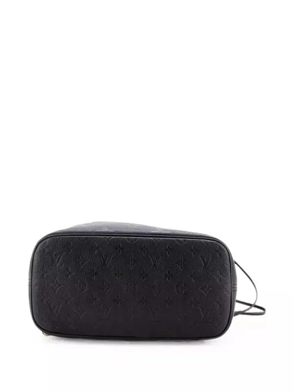 LOUIS VUITTON Neverfull Mm Monogram Empreinte Giant Tote Bag - Black