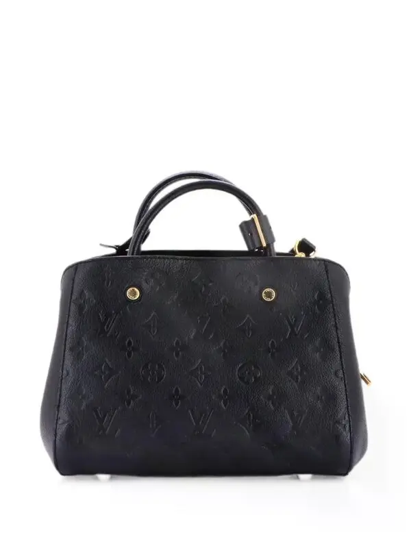 LOUIS VUITTON Montaigne Handbag Monogram Empreinte Leather Bb Satchel