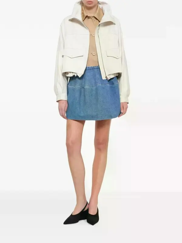 Loewe Balloon Denim Mini Skirt - Blue