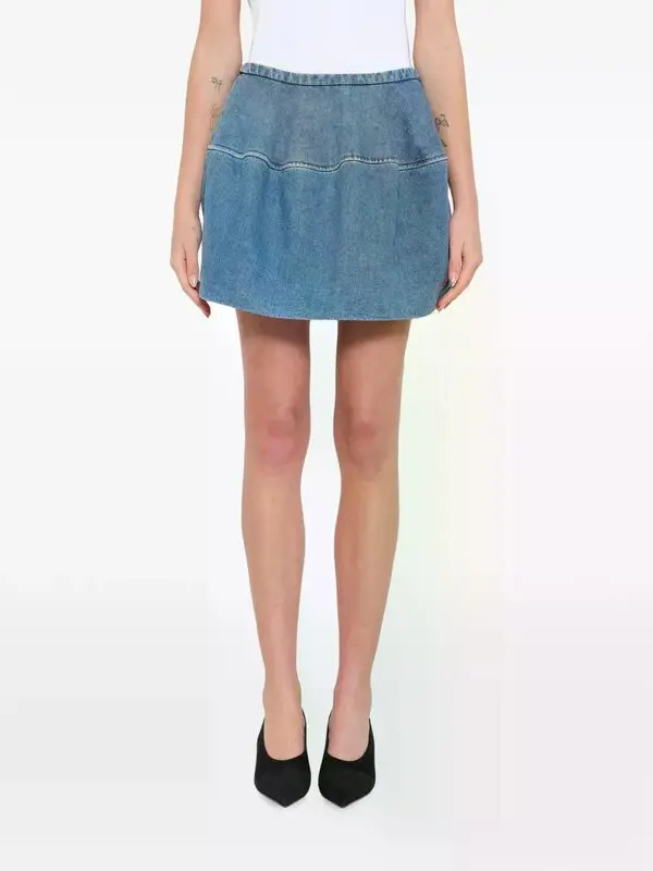 Loewe Balloon Denim Mini Skirt
