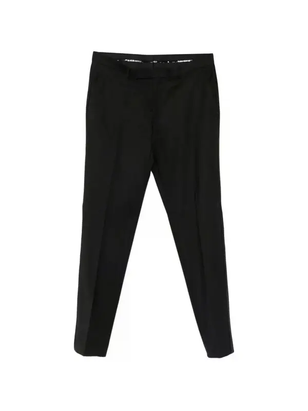 Karl Lagerfeld Satin-trim Tailored Trousers