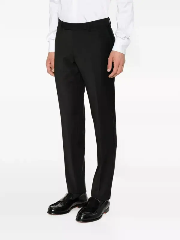 Karl Lagerfeld Satin-trim Tailored Trousers