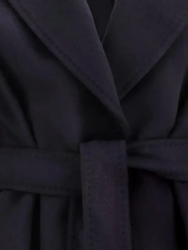 Max Mara Dravenna Belted Coat - Blue
