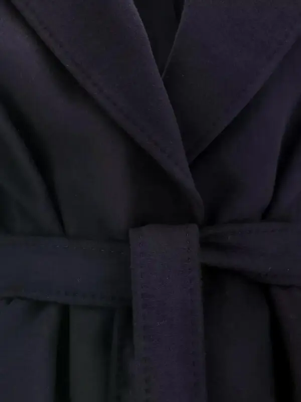 Max Mara Dravenna Belted Coat - Blue