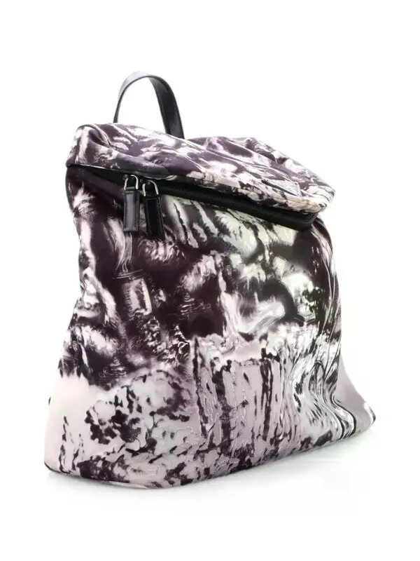 Prada Printed Nylon Backpack