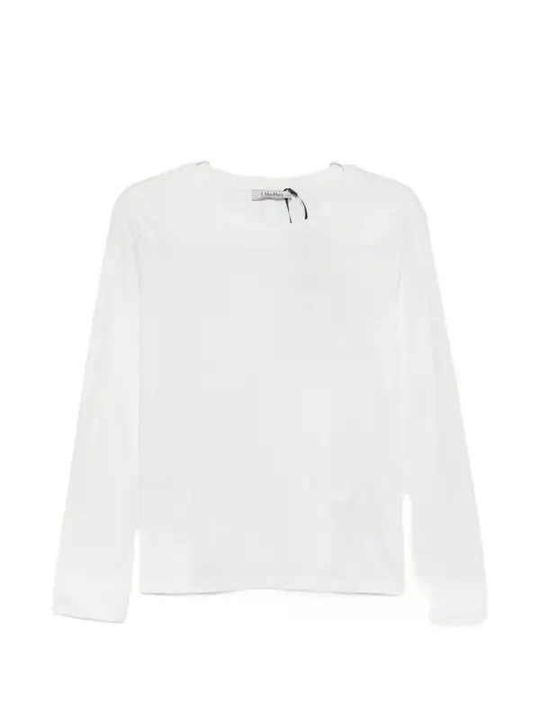 Max Mara Logo-embroidered Long-sleeve T-shirt