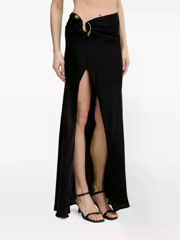 Bardot Embellished Front-slit Skirt