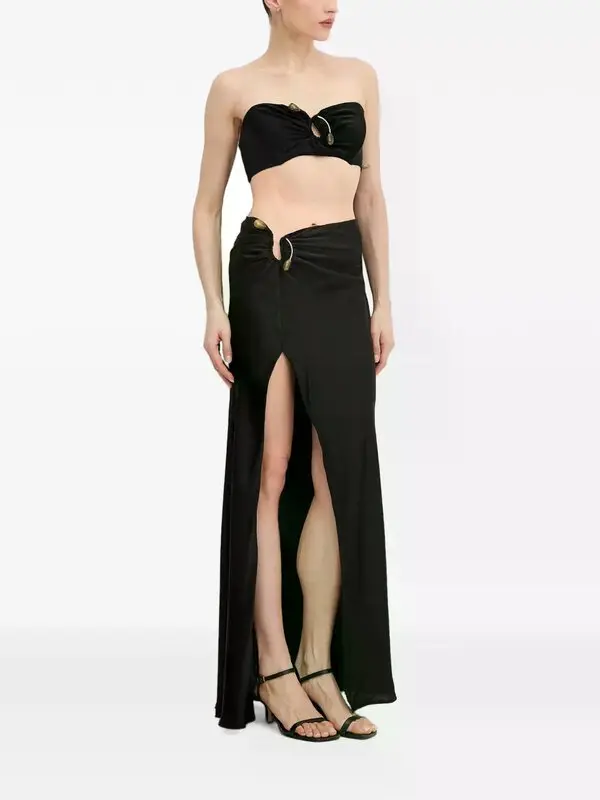 Bardot Embellished Front-slit Skirt