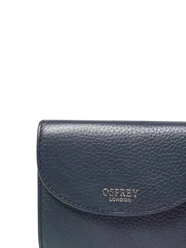 OSPREY The Tilly Grainy Leather Wallet And Card Holder Set - Blue