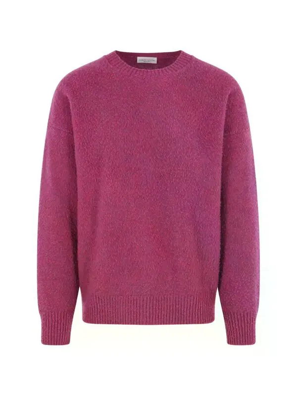 ROBERTO COLLINA Crew-neck Wool Sweater - Pink