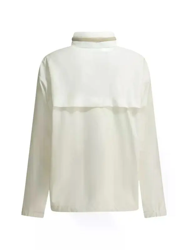 Brunello Cucinelli Logo-patch Zip-up Raincoat