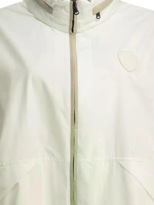 Brunello Cucinelli Logo-patch Zip-up Raincoat