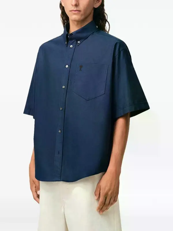 AMI Paris De Coeur Short-sleeve Shirt
