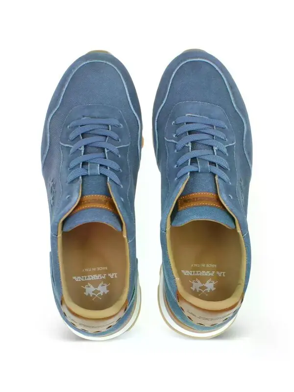 LA MARTINA Perforated Panelled Sneakers