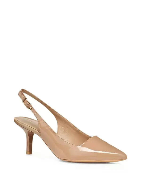 Geox Kleopy Patent-finish Slingback-strap Heeled Pumps