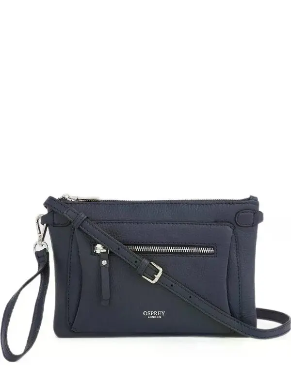 OSPREY London Ruby Leather Crossbody Bag - Blue