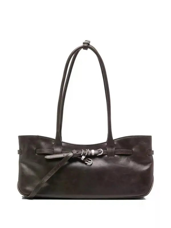 MARGESHERWOOD Leather Shoulder Bag - Brown
