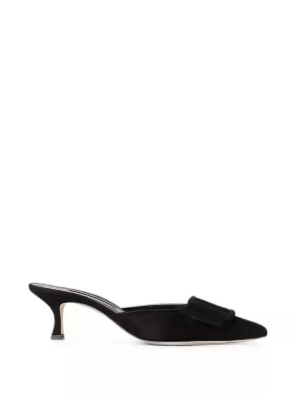Manolo Blahnik Maysale Buckled Pumps