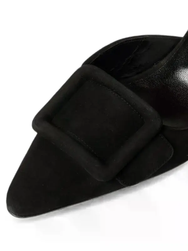 Manolo Blahnik Maysale Buckled Pumps