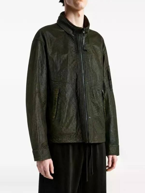 C.P. COMPANY High-neck Lens Detail Zip-up Jacket
