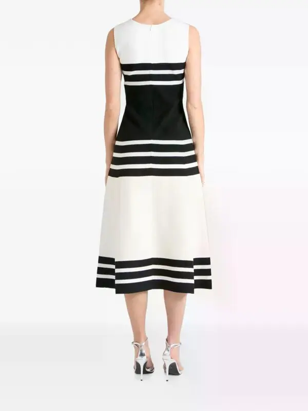 TEMPERLEY LONDON Striped-knit Midi Dress