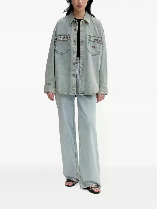 Miss Sixty Embellished Denim Shirt Jacket