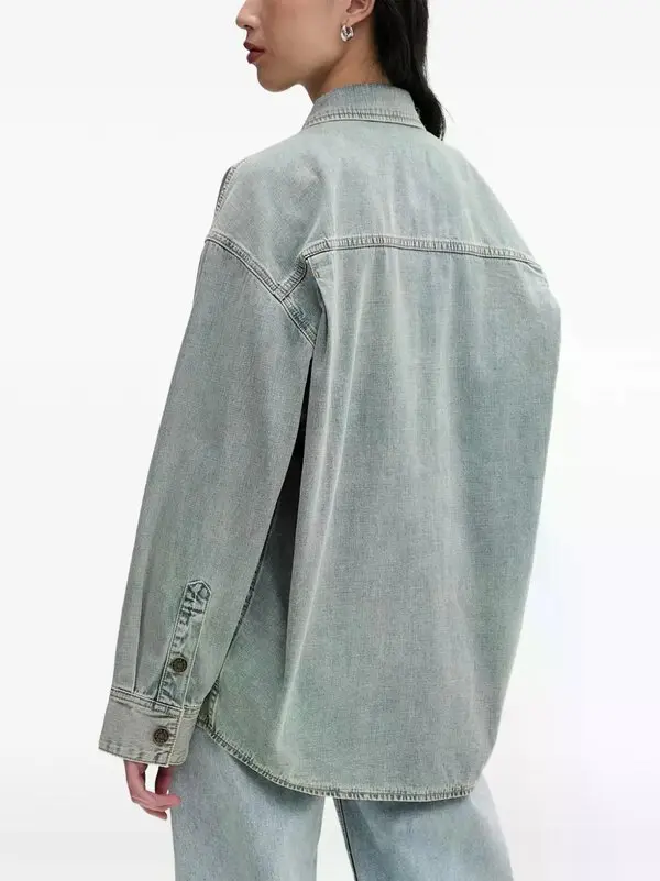 Miss Sixty Embellished Denim Shirt Jacket