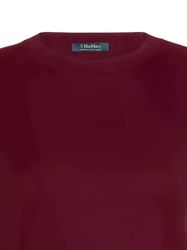Max Mara Short-sleeve Crew-neck Sweater - Red