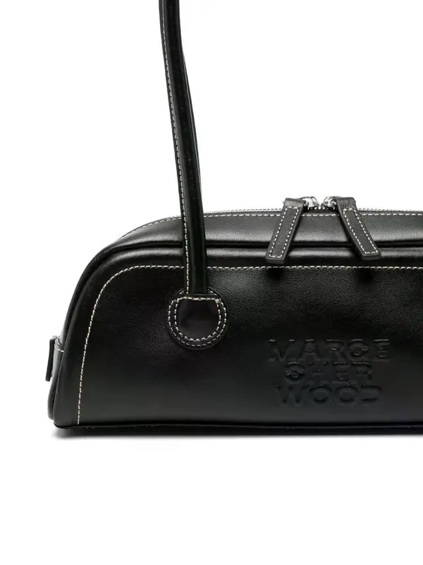 MARGESHERWOOD Mini Contrast-stitch Leather Shoulder Bag