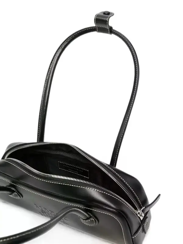 MARGESHERWOOD Mini Contrast-stitch Leather Shoulder Bag