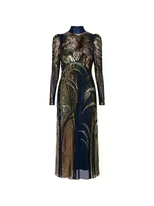 TEMPERLEY LONDON Marianna Sequin-embellished Maxi Dress