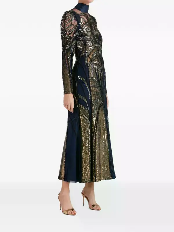TEMPERLEY LONDON Marianna Sequin-embellished Maxi Dress