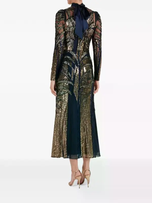 TEMPERLEY LONDON Marianna Sequin-embellished Maxi Dress