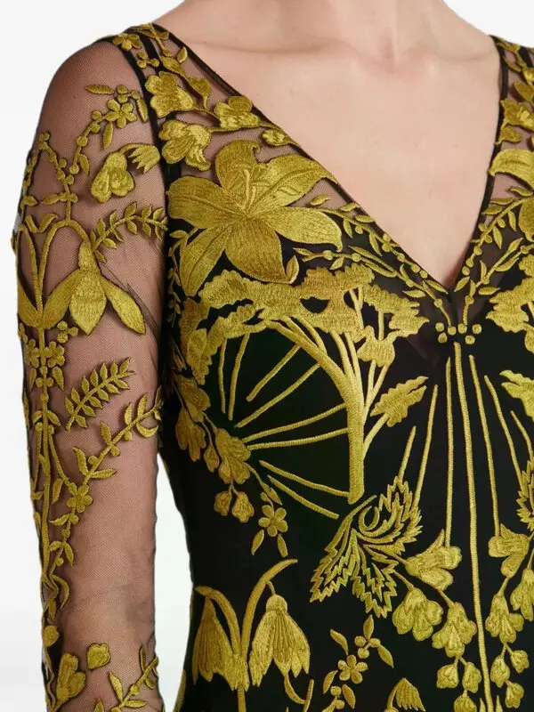 TEMPERLEY LONDON Thisbe V-neck Gown