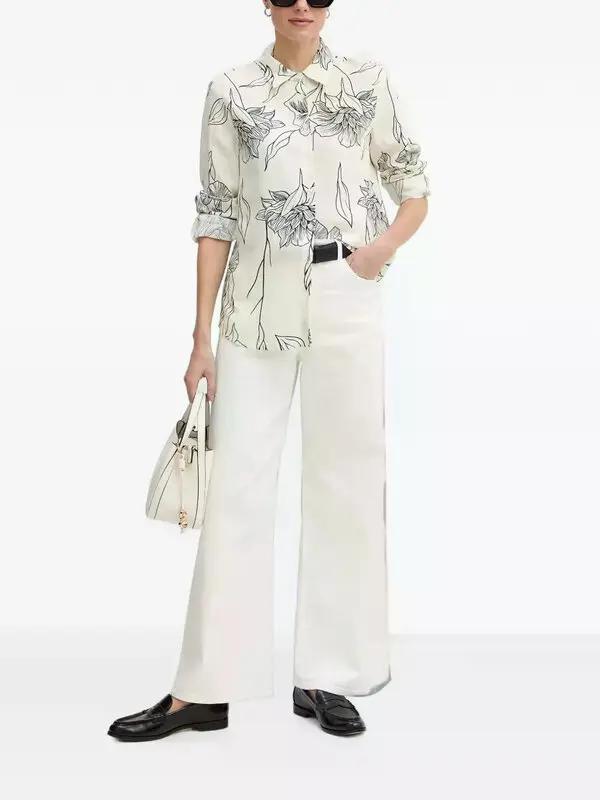 GAUDI Floral-print Long-sleeve Shirt