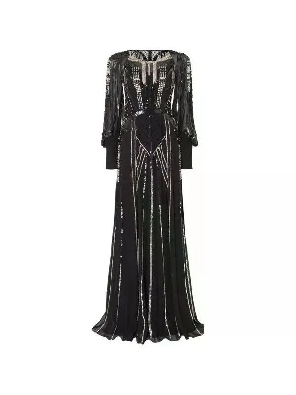 TEMPERLEY LONDON Andromeda Gown - Black