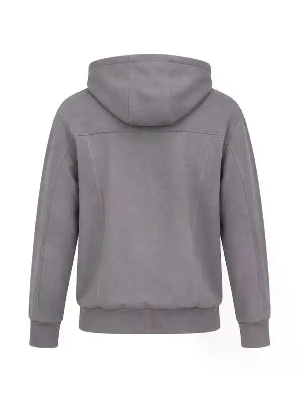 Armani Exchange Zip-fastening Flap-pocket Hoodie