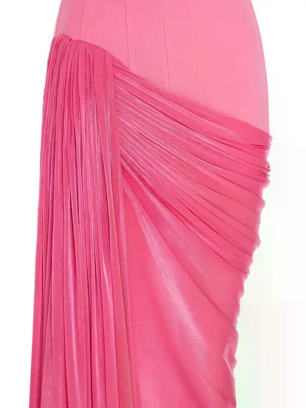 V:PM ATELIER Fatima Draped Maxi Dress