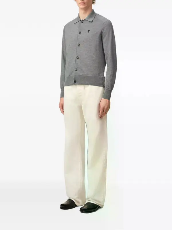 AMI Paris De Coeur Long-sleeve Cardigan