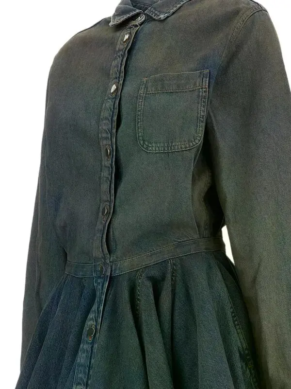 HAIKURE Distressed Flared Dress