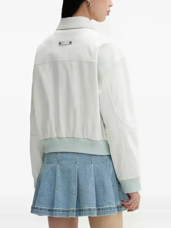 Miss Sixty Zip-up Panelled Cropped Jacket