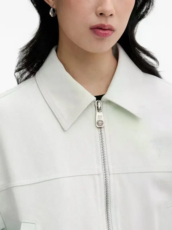Miss Sixty Zip-up Panelled Cropped Jacket