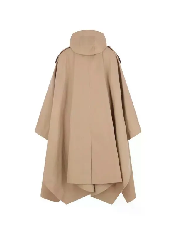 RÓHE Cape-style Double-breasted Trench Coat